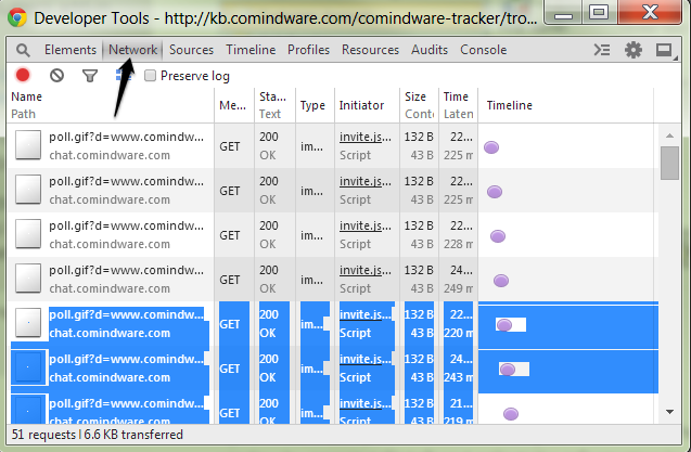 Collecting debug information in Google Chrome - kb.cmwlab.com